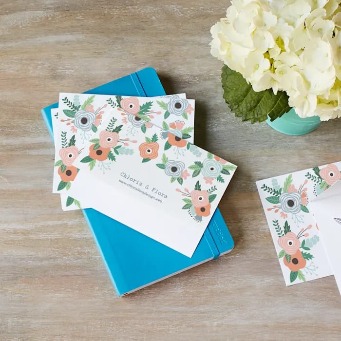 Print Personalised Note Cards Folded Custom notecards Online Vistaprint